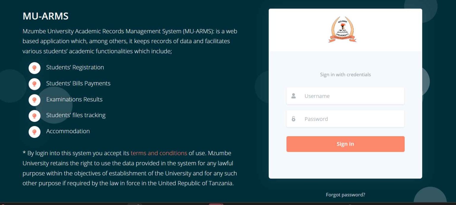 MU-ARMS Complete Guide to Mzumbe University 2026/2027 - Samtash